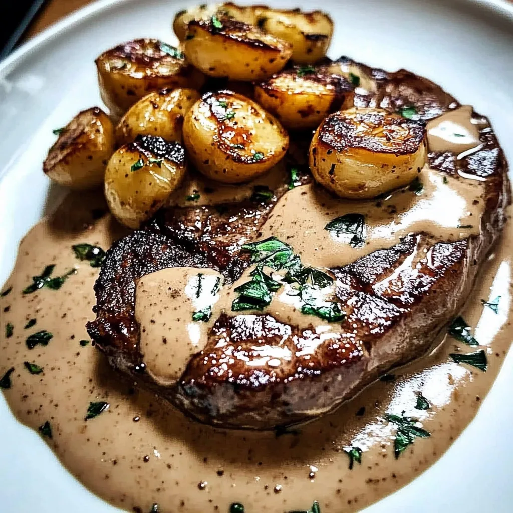 Steak with Bourbon Garlic Cream Sauce: An Incredible Ultimate Recipe ...