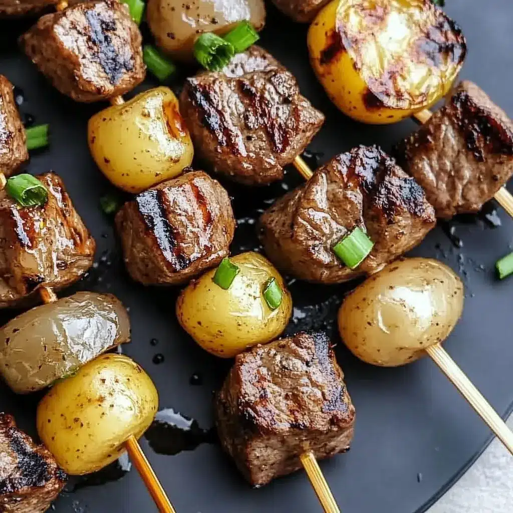 Delicious Grilled Steak and Potato Kabobs: An Incredible Ultimate ...