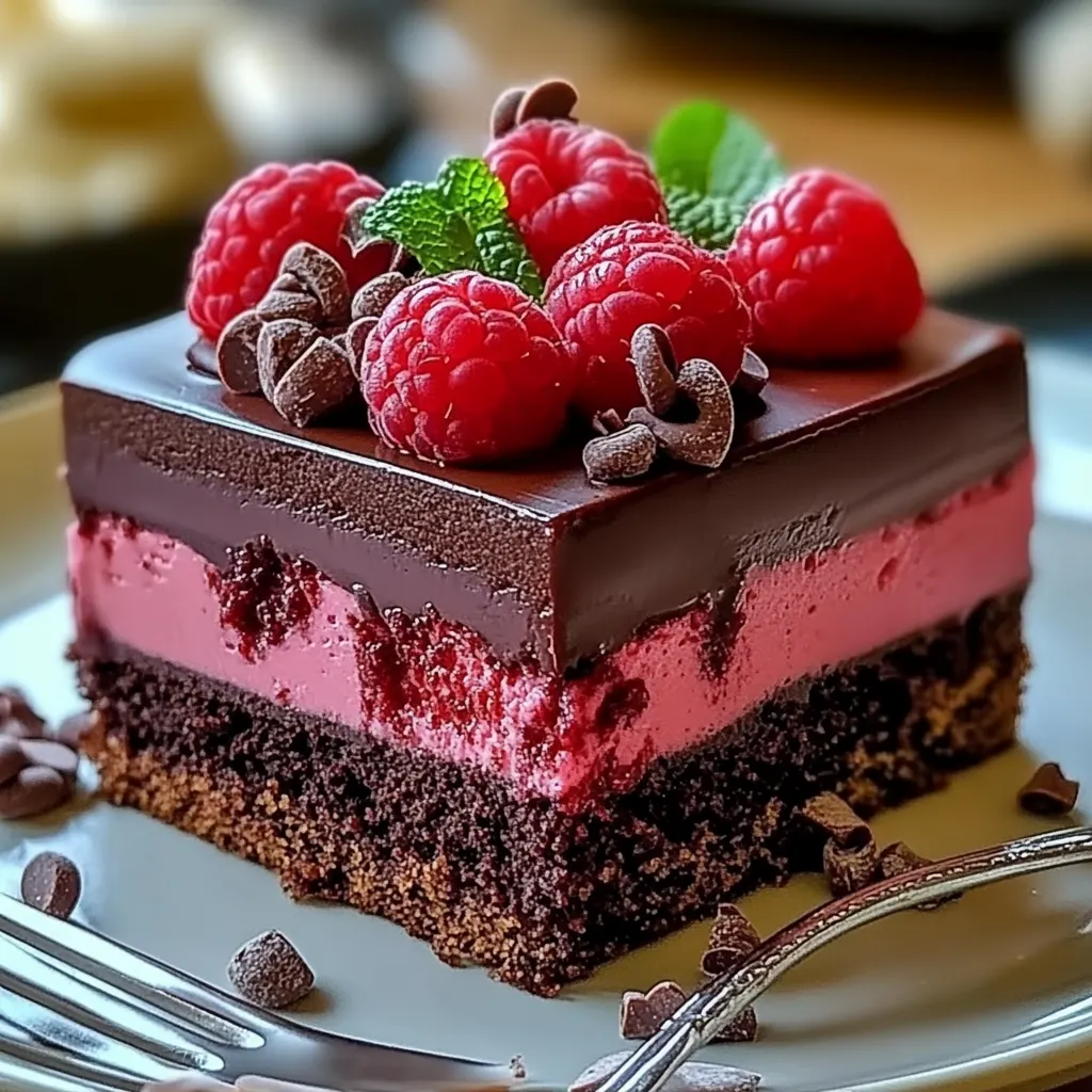 Indulgent Raspberry Chocolate Mousse Cake Delight: The Incredible ...