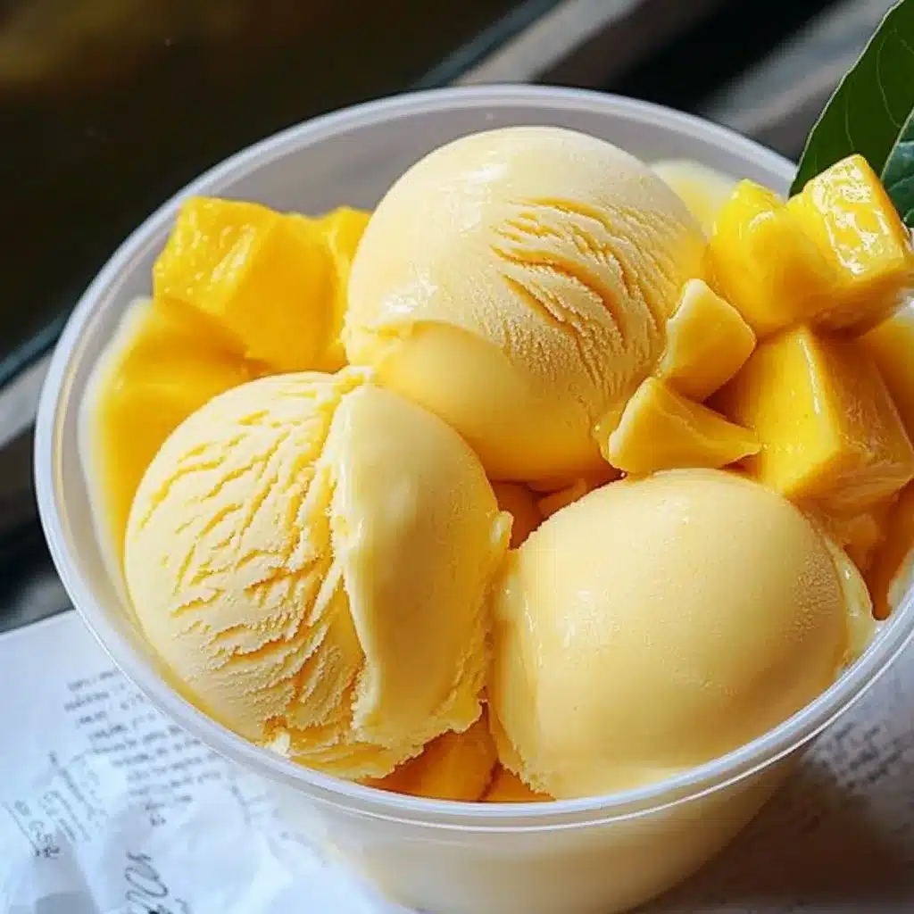 Easy Homemade Mango Gelato: An Incredible 5-Ingredient Recipe | sublimecake