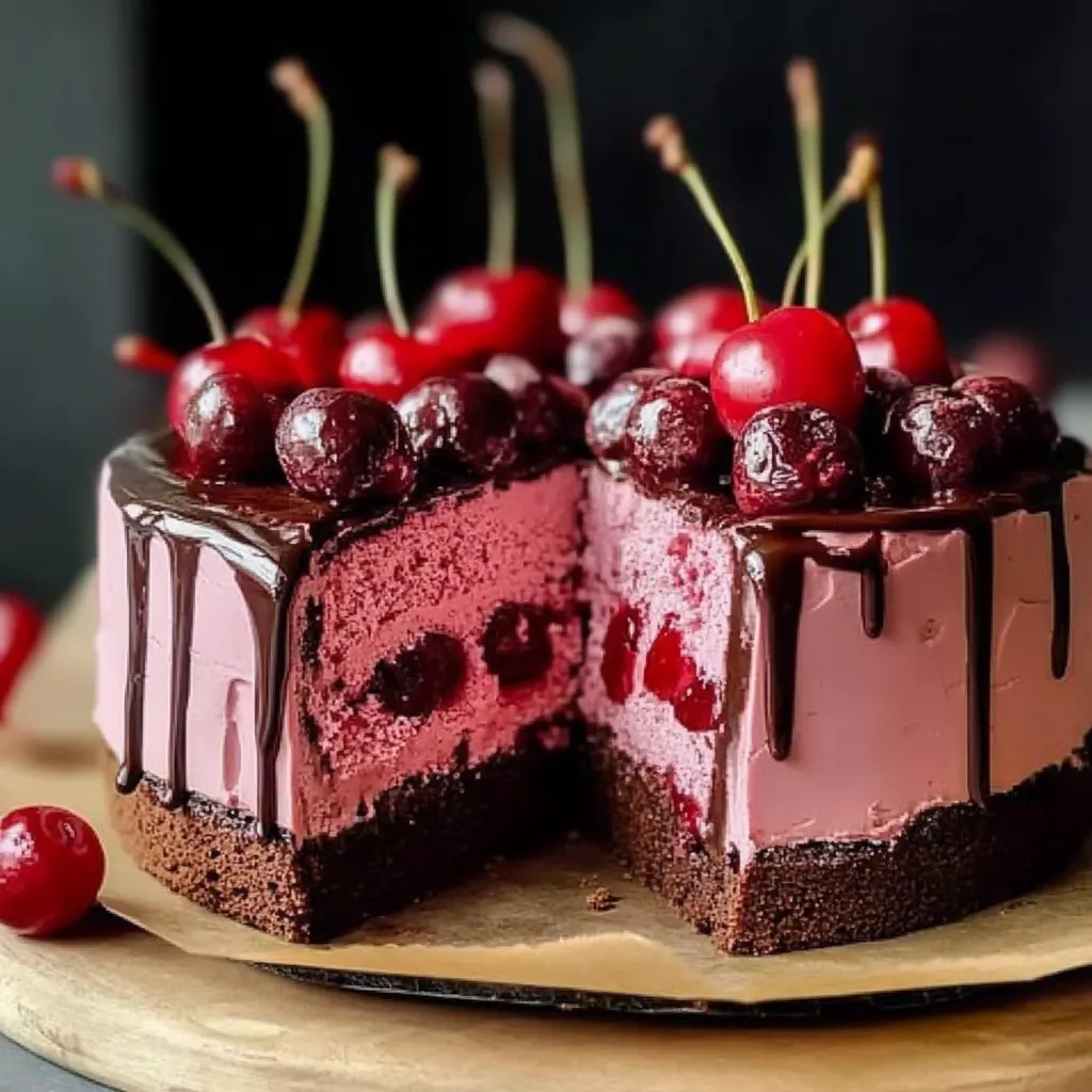 CREAMY Chocolate Cherry Mousse Cake: An Incredible Dessert Recipe You ...
