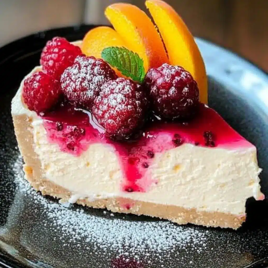Summer Berry and Peach Cheesecake: An Incredible Ultimate Recipe ...