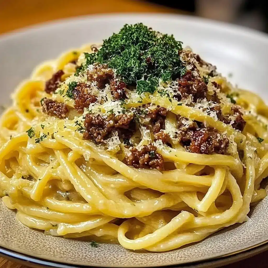 Creamy Parmesan Beef Linguine with Garlic Butter Sauce: An Incredible 7 ...