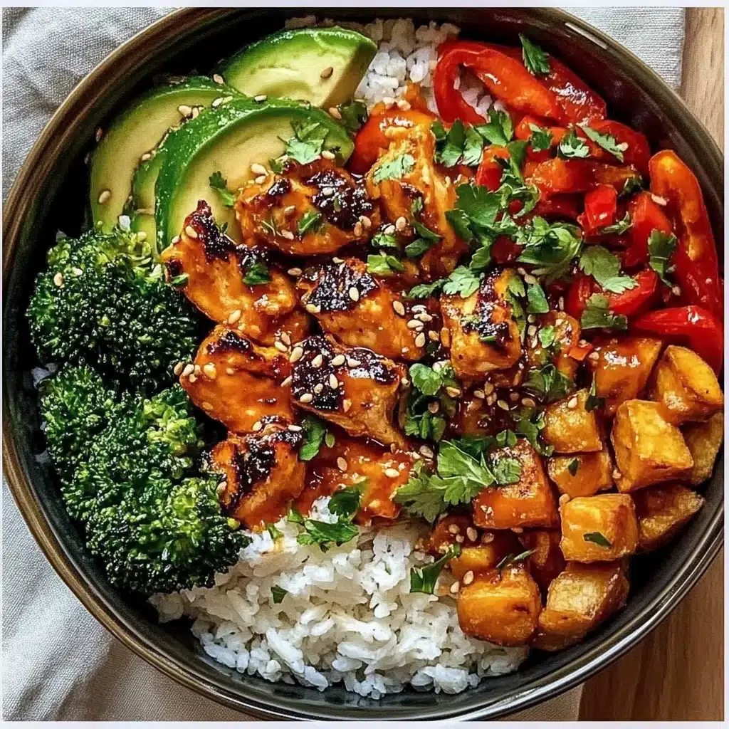 Thai Peanut Chicken Buddha Bowl with Sweet Potatoes: An Incredible ...