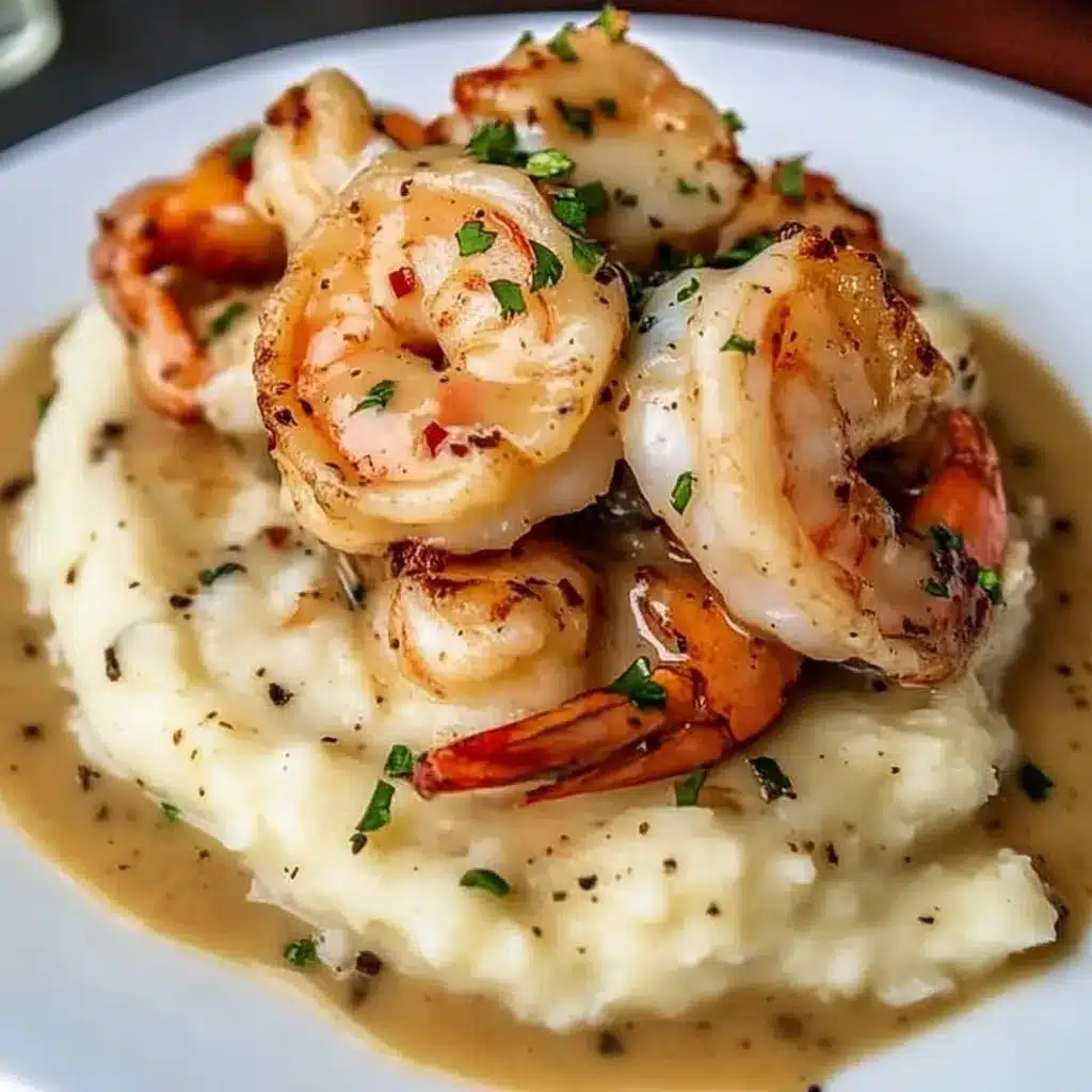 Creamy Garlic Shrimp Over Mashed Potatoes: An Incredible Ultimate ...