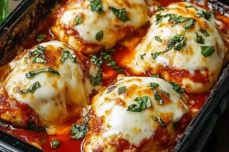Quick & Easy Mozzarella Chicken Bake: An Incredible 5-Ingredient Recipe ...